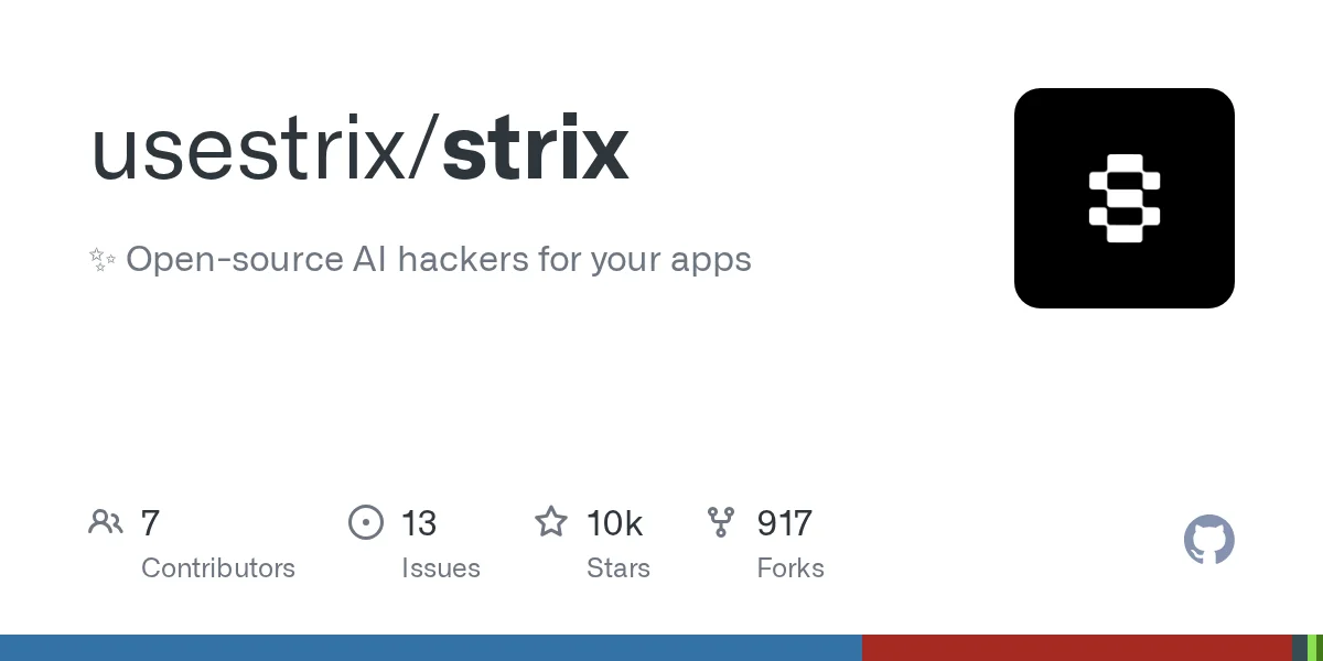 Link to the Strix GitHub repo: (don't forget to star 🌟) · HUMAN TECHNOLOGY eXCELLENCE